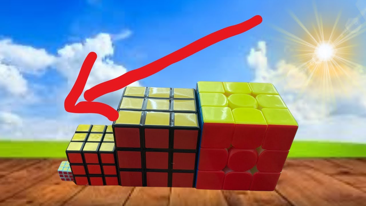 How fast can I solve Rubik’s cubes of ALL SIZES - YouTube