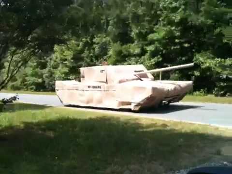 Cardboard Tank - YouTube