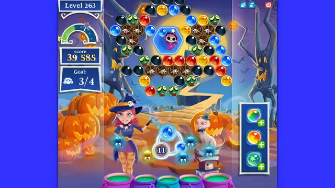 Bubble Witch 2 Saga level 263 - YouTube