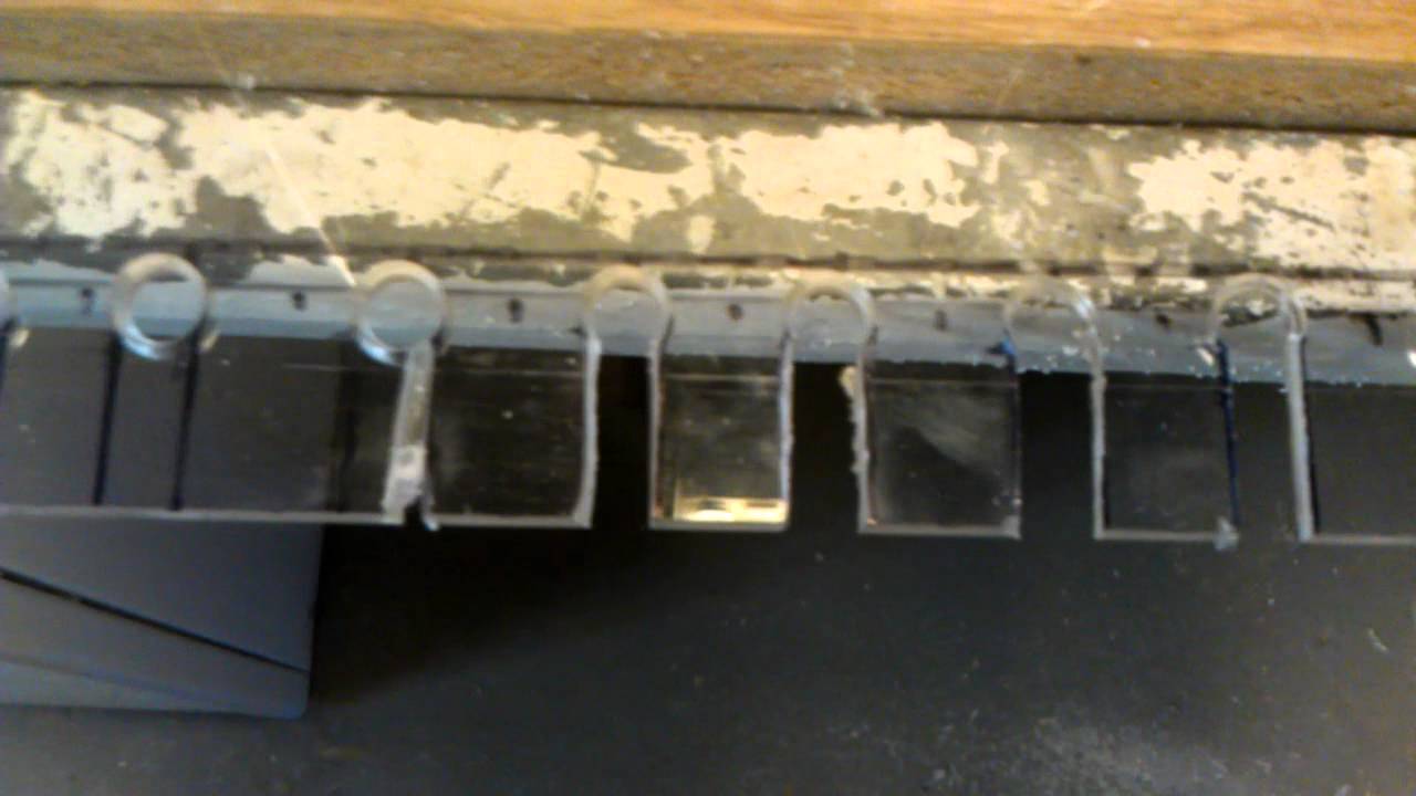 How to cut grooves in acrylic for overflow - YouTube