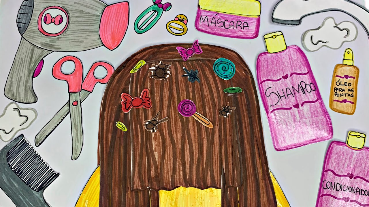 Paper Diy 🌈 PAPER DUCK HAIR TRANSFORMATION | Paper Duck ideias ...