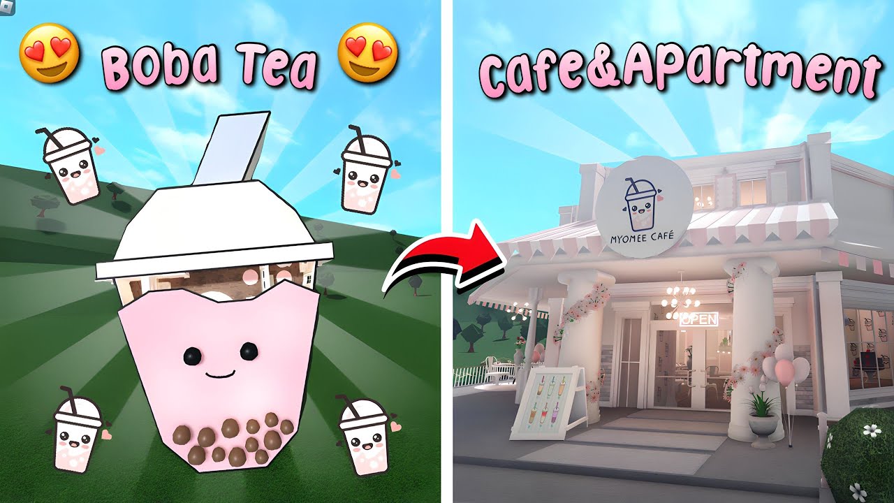Building A BOBA TEA CAFE W APARTMENT In Bloxburg YouTube building-a-boba-tea-cafe-w-apartment-in-bloxburg-youtube