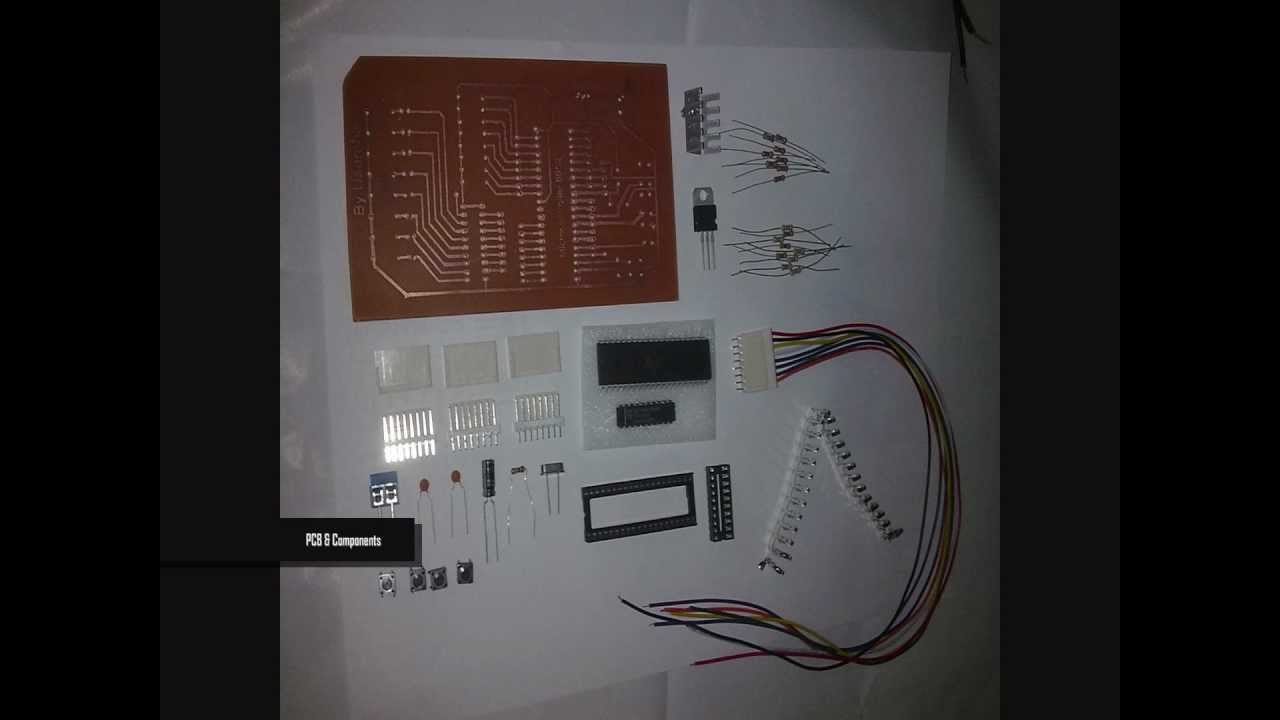 Microcontroller 8951/52 Trainer Board - YouTube