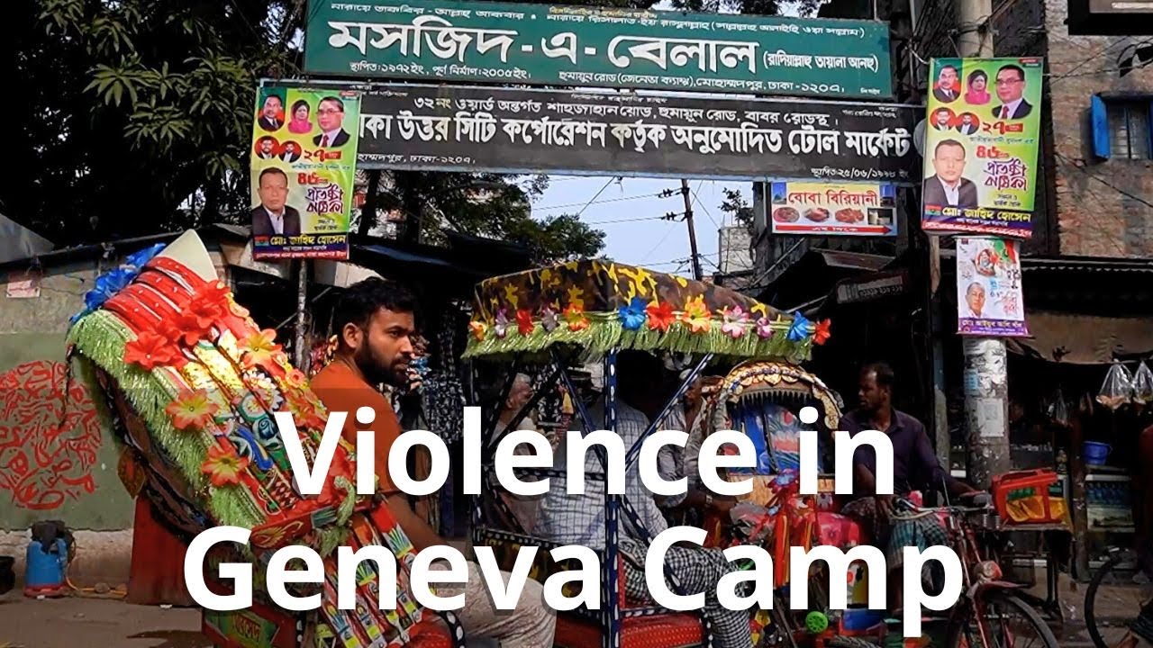 Dhaka’s Geneva Camp for ‘Stranded Pakistanis’ sees more violence - YouTube