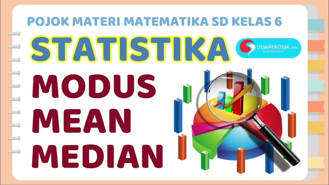 Mencari Nilai Modus, Mean dan Median Kelas 6 Sd || MATERI MATEMATIKA KELAS 6 SD || STATISTIKA ...