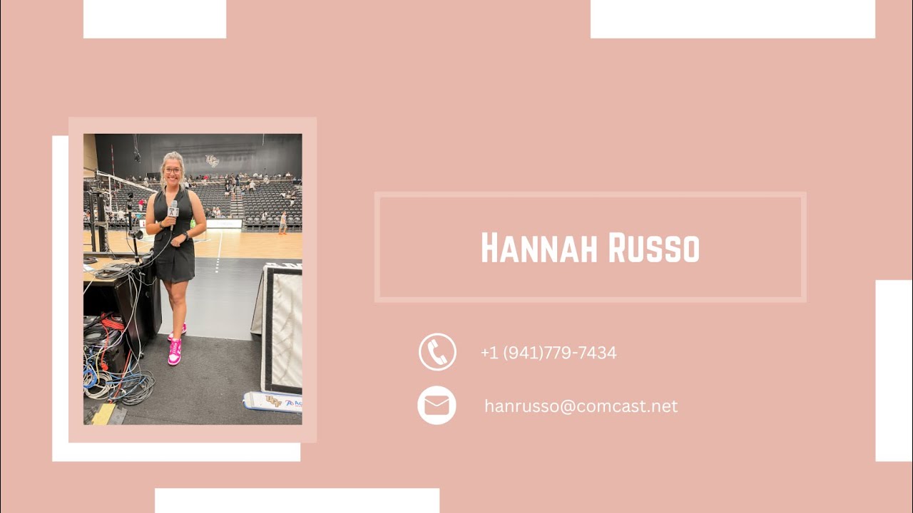 Hannah Russo 2022-2023 Sports Reporter Reel - YouTube