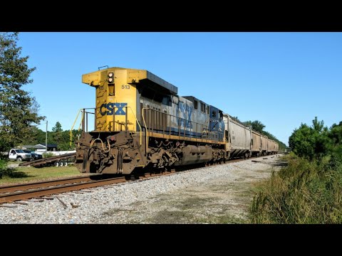 Chasing CSX F726 on the W&W Subdivision between Warsaw & Rose Hill, NC ...