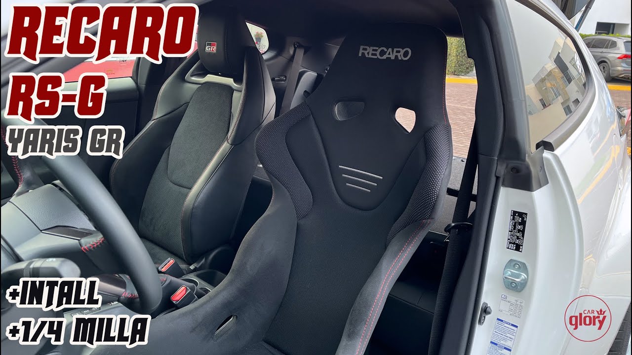 INSTALL RECARO RS-G - YARIS GR (BOMBÓN) - YouTube