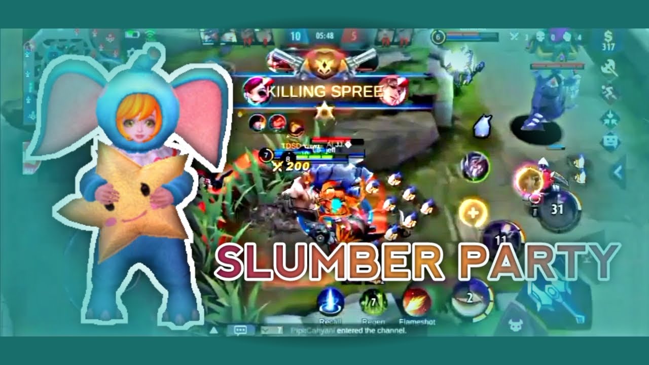 SLUMBER PARTY SKIN | Nana Gameplay 10 - YouTube