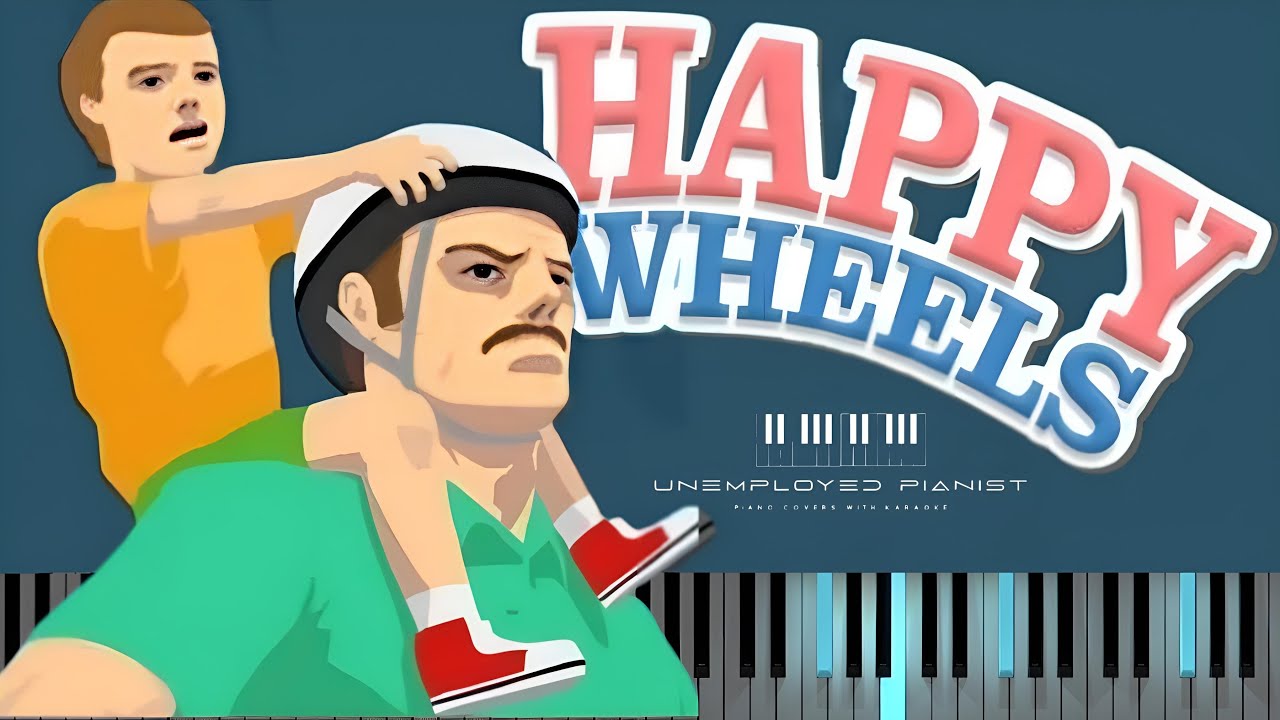 Happy Wheels - Main Theme [Piano cover] - YouTube