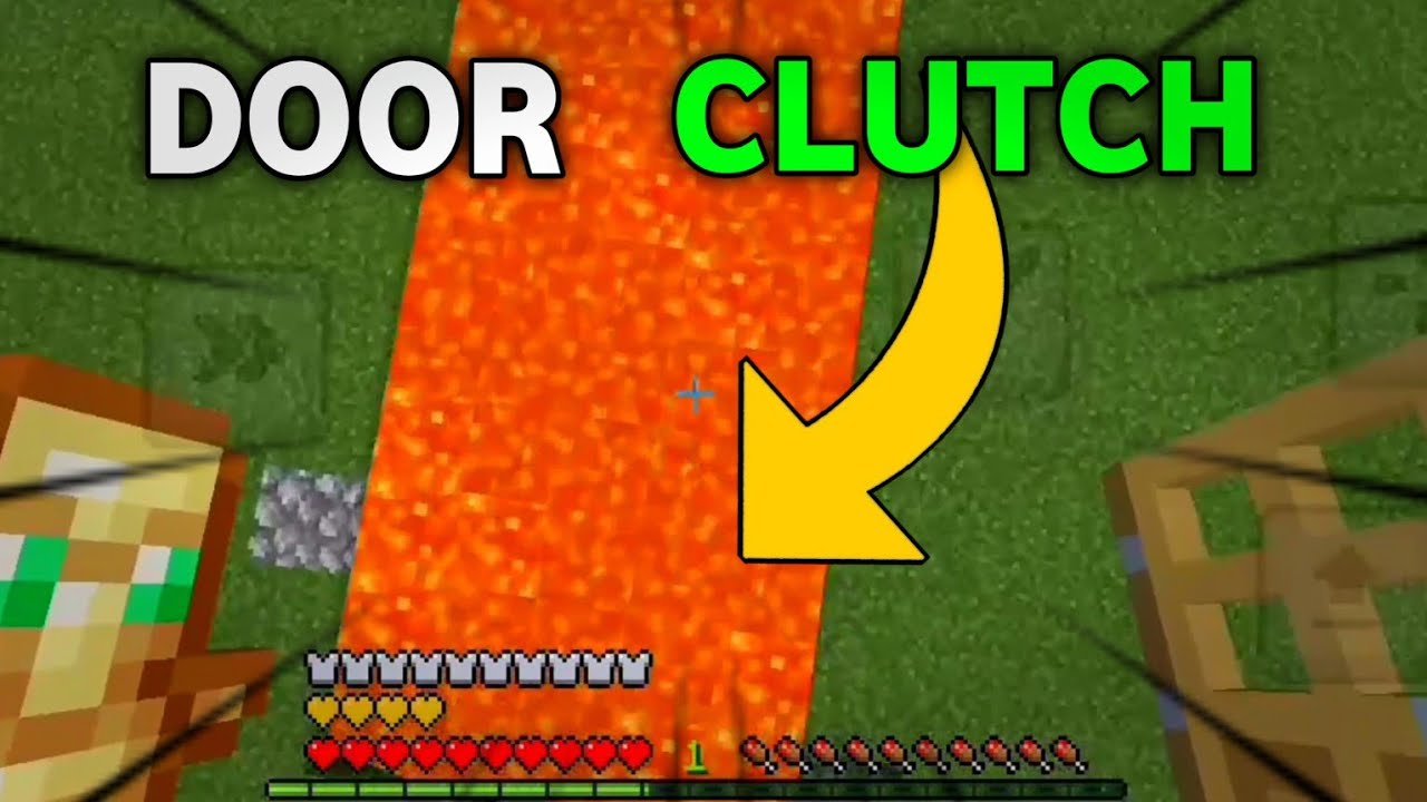 Door Clutch Tutorial for Minecraft PE/Bedrock | Minecraft Tips and ...