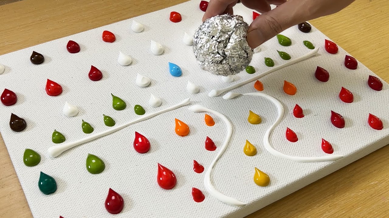 How to Draw a Couple Easy / Aluminum Painting Technique - YouTube