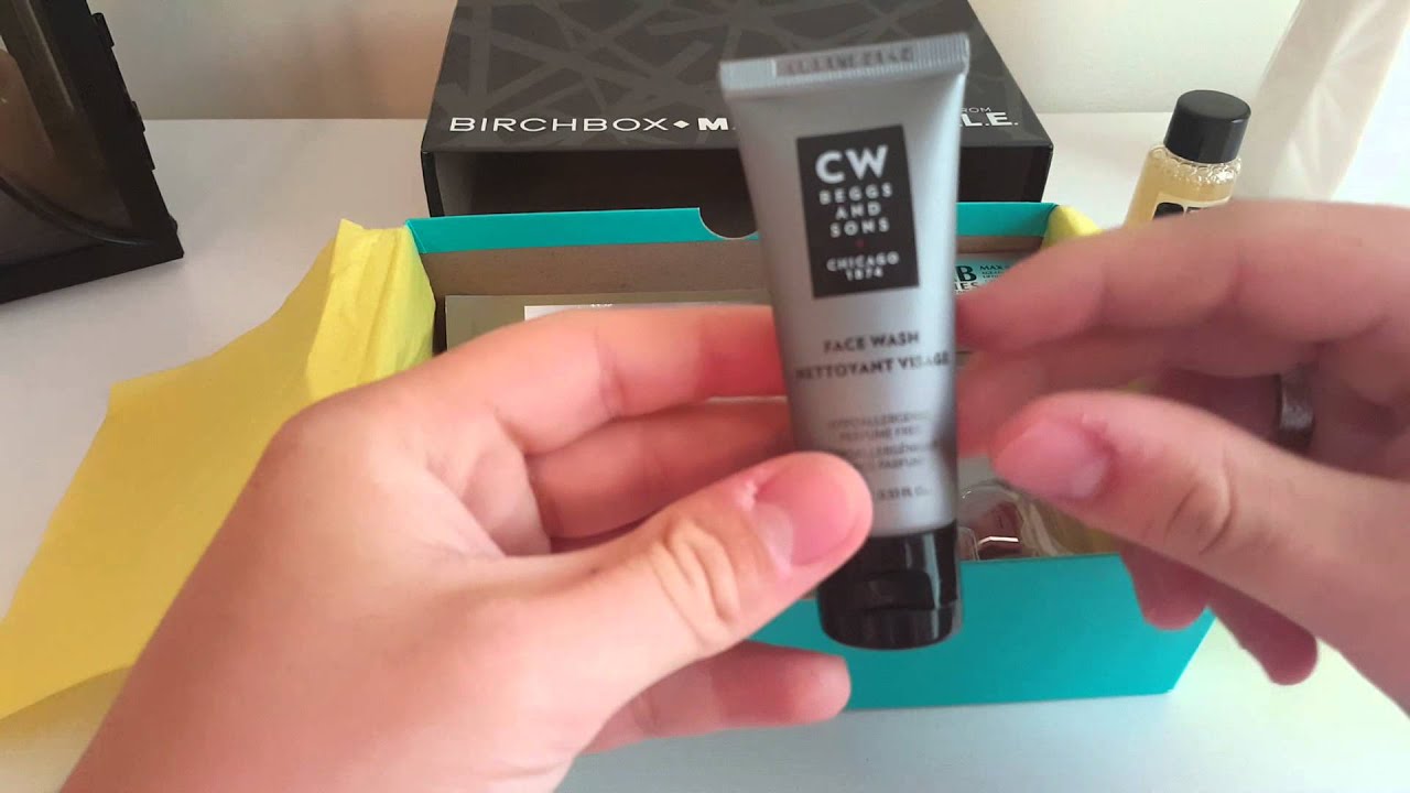Birchbox Man September 2015 box - YouTube