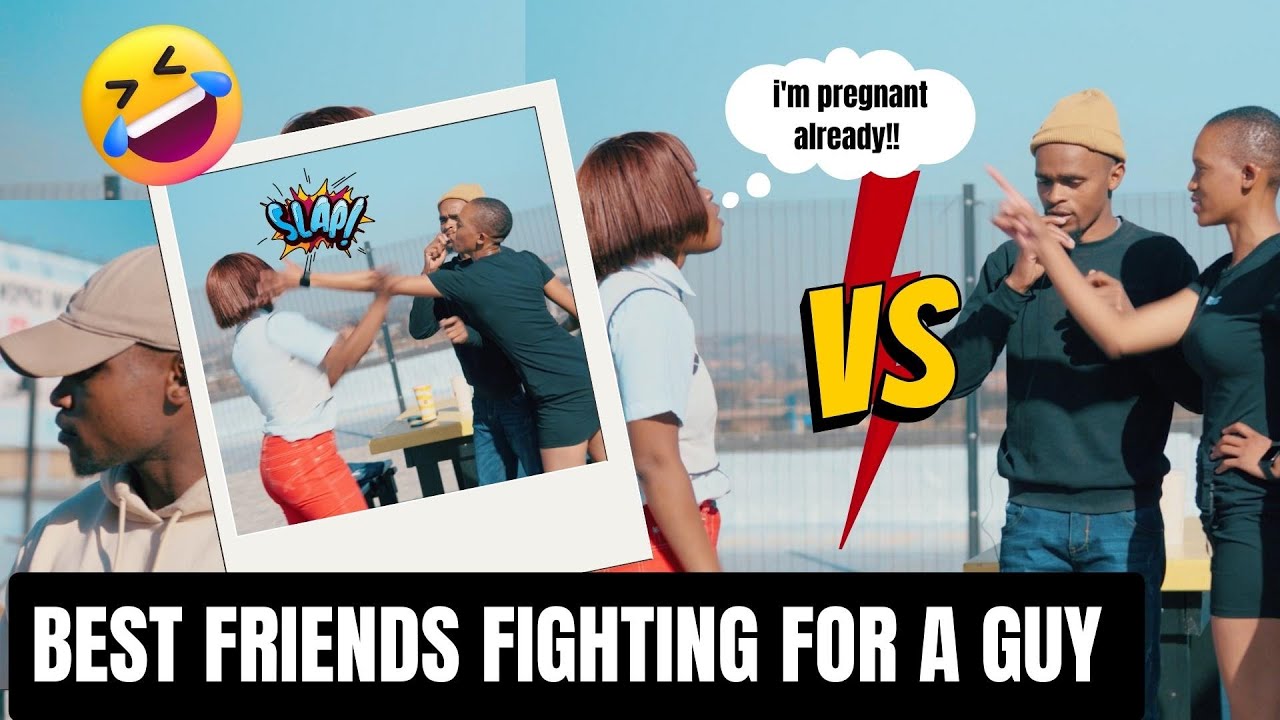 Best Friends fighting for one guy! - YouTube