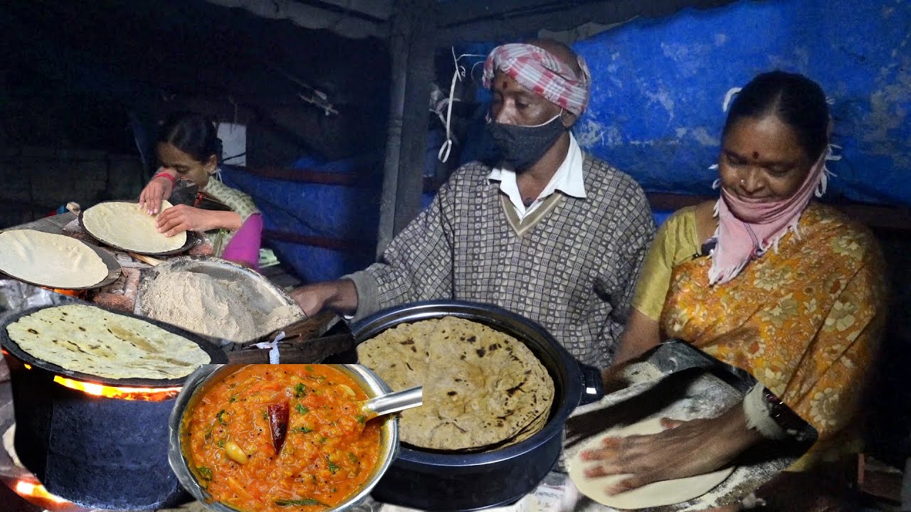 Village Jonna Rotte In Hyderabad | Jowar Roti |Street Foods |Most ...