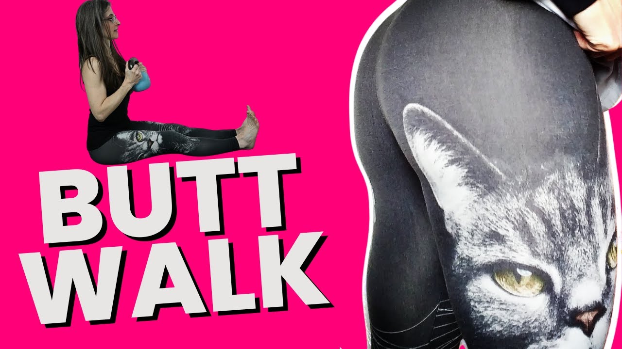 How To Do Butt Walk Exercise For Strong Core & Glutes - YouTube