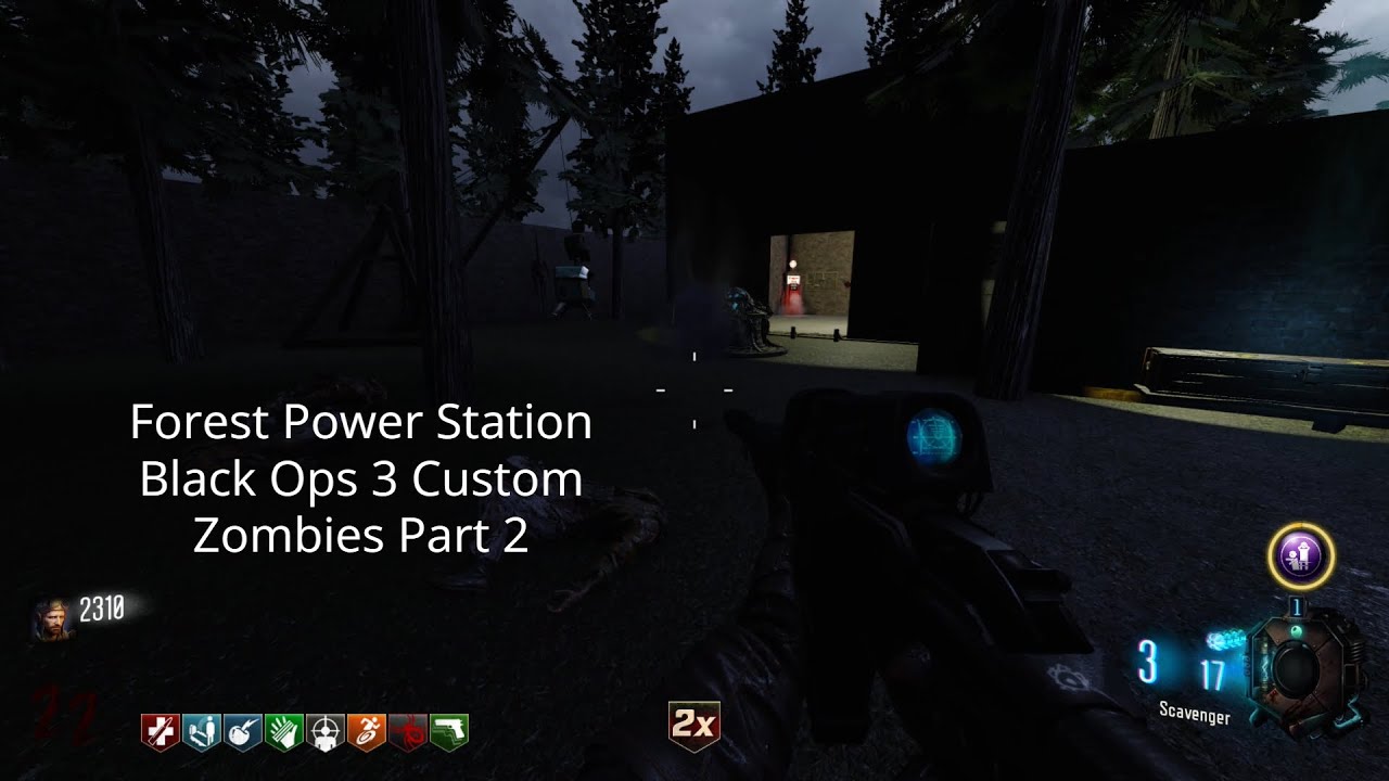 Forest Power Station - Black Ops 3 Custom Zombies Part 2 - YouTube