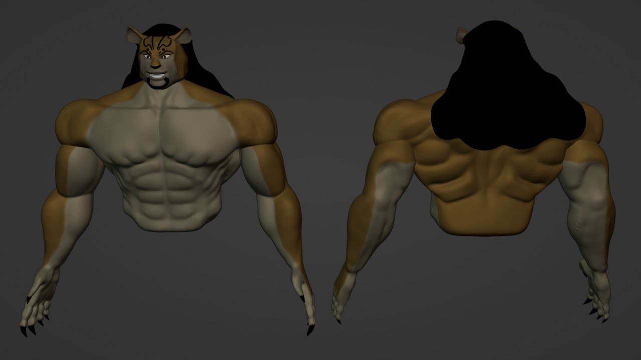 TIMELAPSE Esculpindo a LEOPARD do ONE PIECE no BLENDER - YouTube