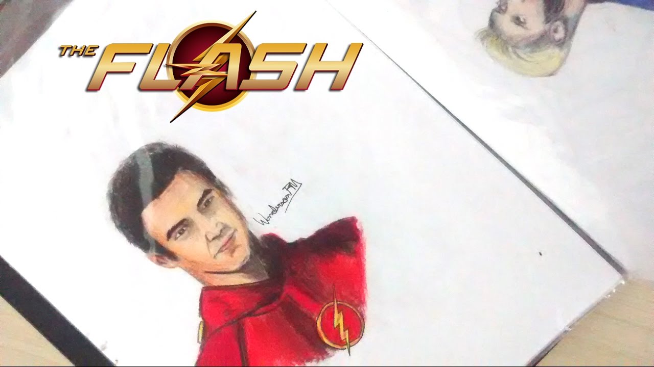 Drawing The Flash - Barry Allen - YouTube