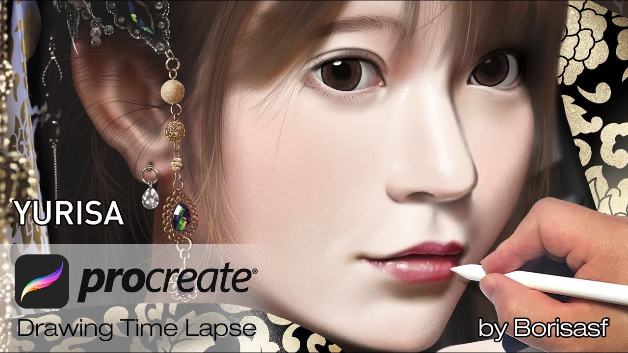 iPad Pro 2 Procreate 4 drawing time lapse - Photo from Yurisa - YouTube