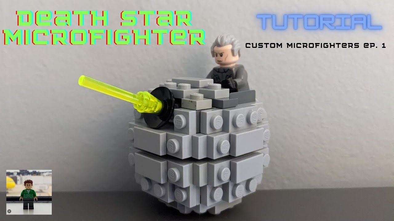 How to make a Lego Death Star Microfighter! V2 custom Microfighters ...