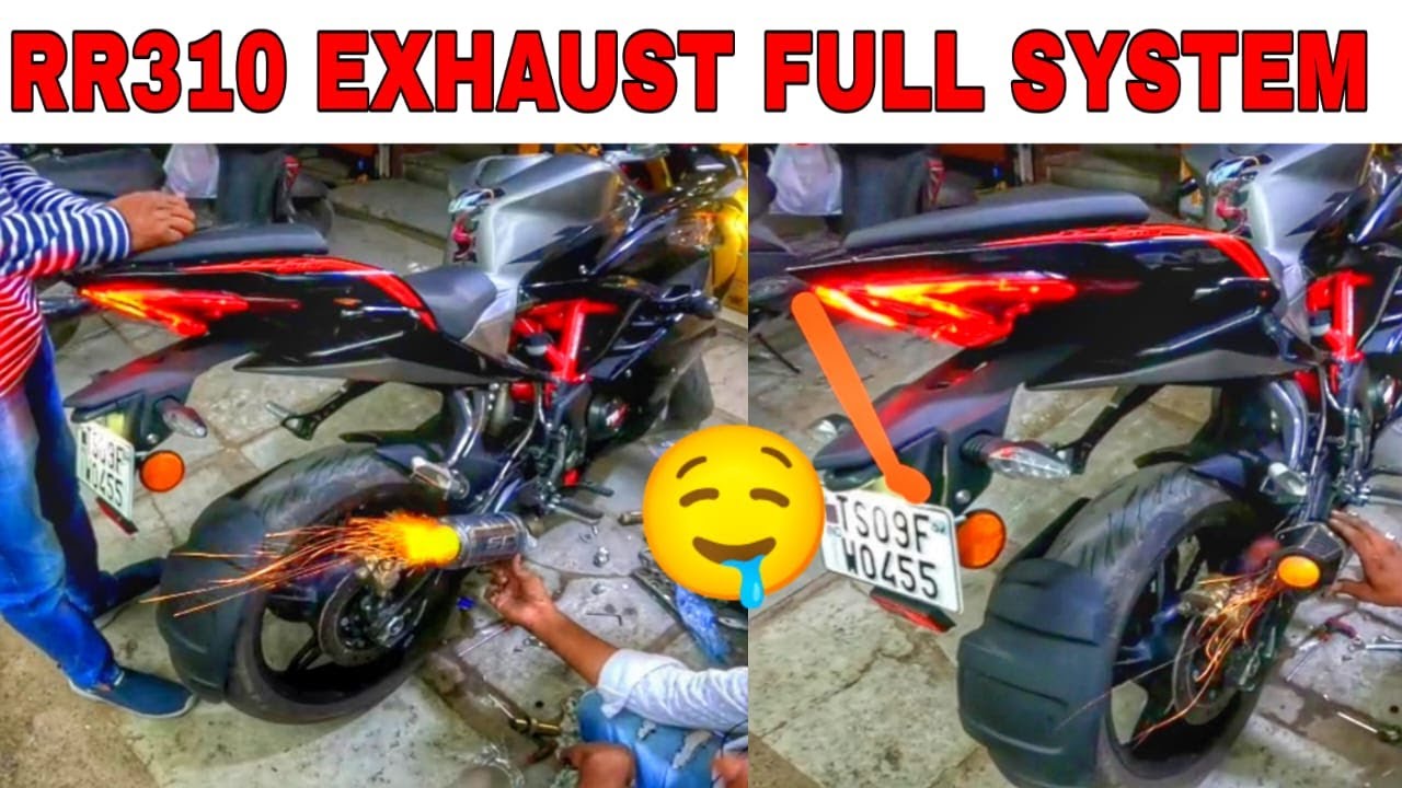 💥😱😱RR310 full system exhaust in Hyderabad - YouTube
