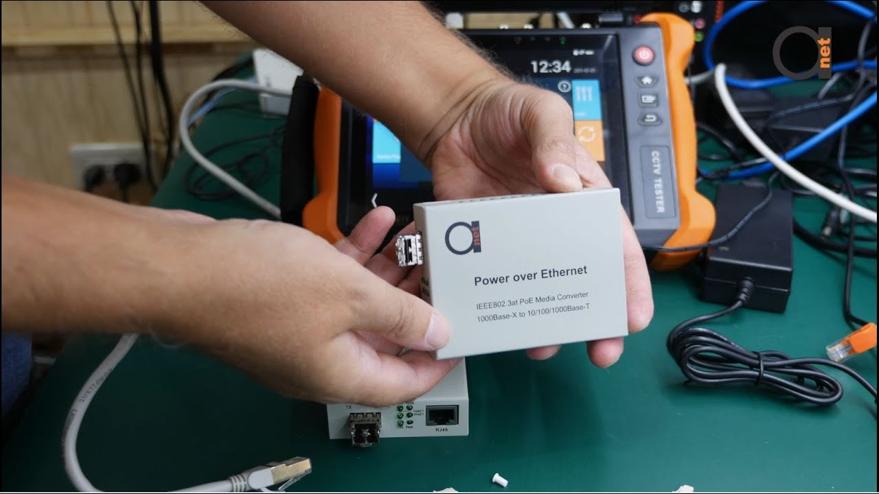 Multimode PoE type Media Converter - PoE Fiber Optic Media Converter ...