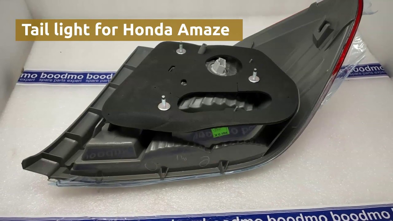 Tail light for Honda Amaze - YouTube
