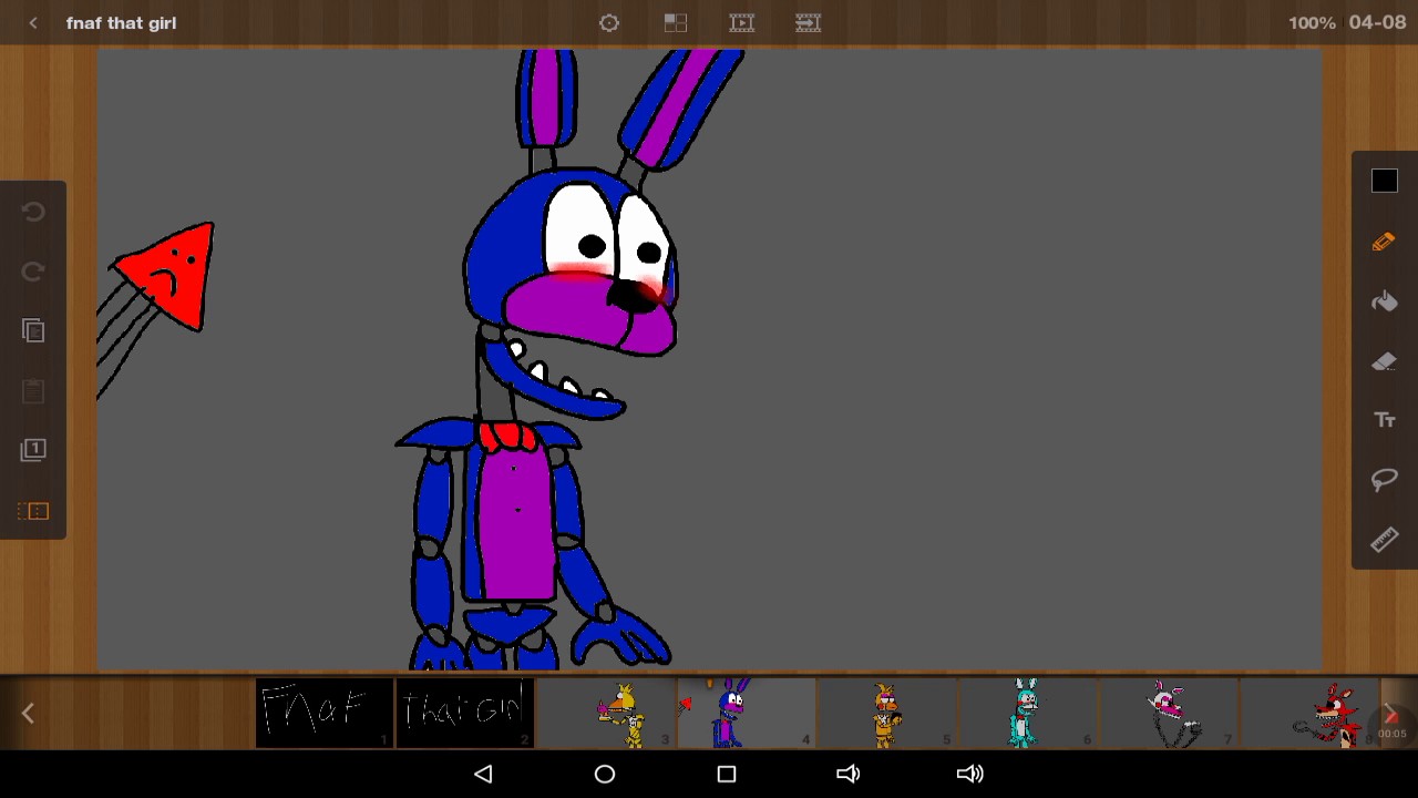 fnaf flipaclip that girl and showing my 3 favorite fnaf couples - YouTube