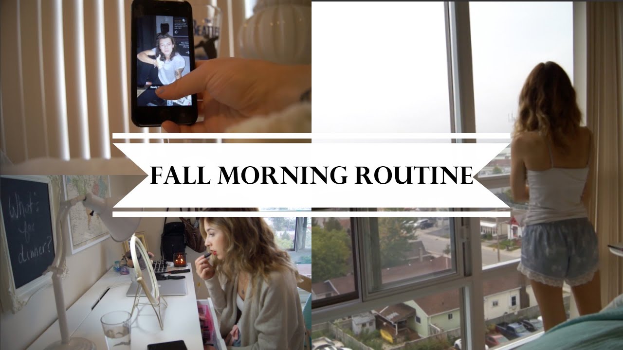 My Fall Morning Routine 2015 - YouTube