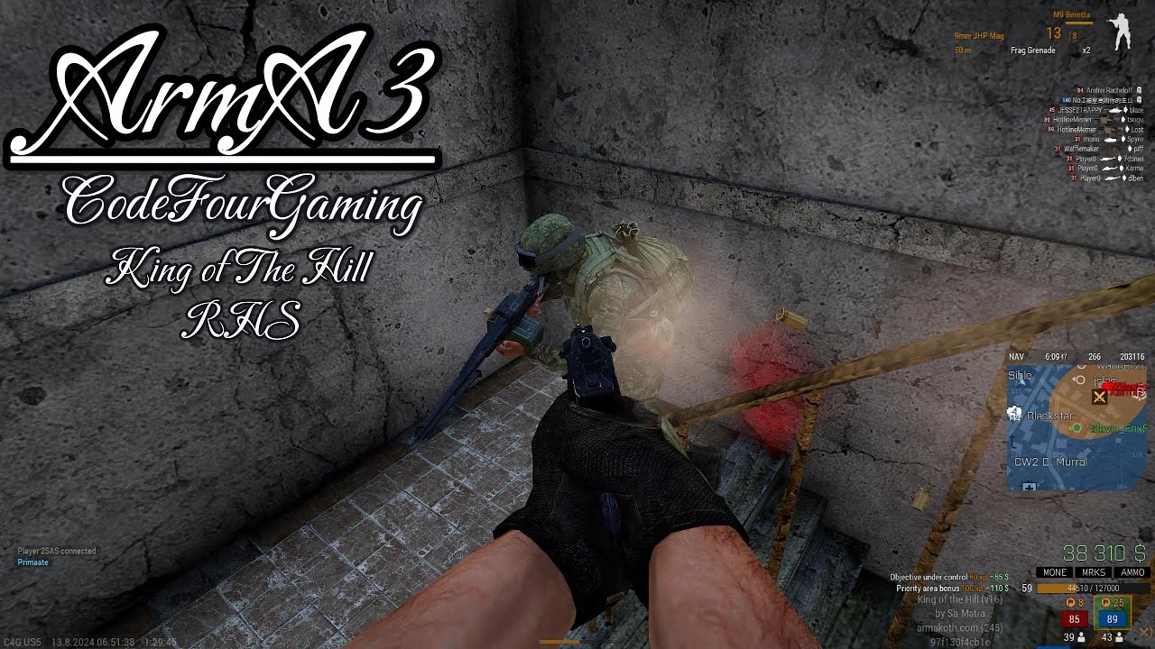 INSANE Sniper Shots!!! Arma 3 Code Four Gaming King of The Hill RHS ...
