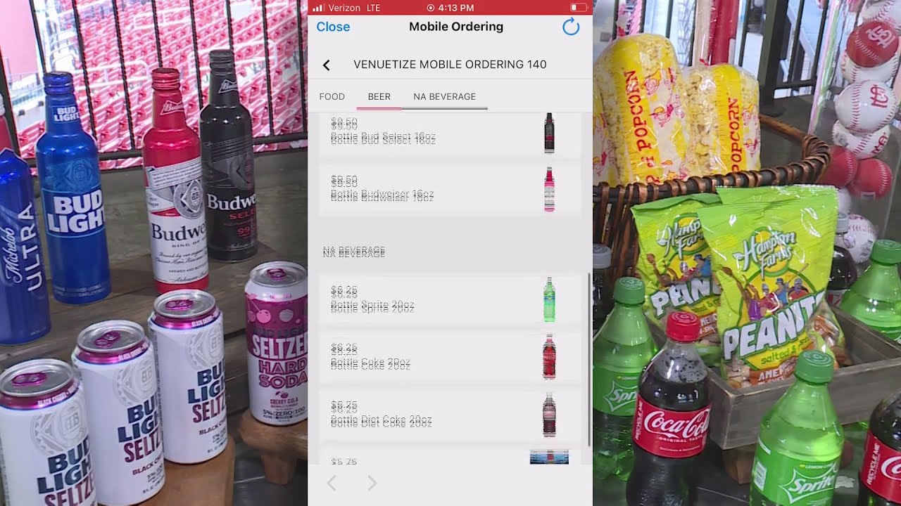 Grab & Go, Mobile ordering options expanding at Busch Stadium - YouTube