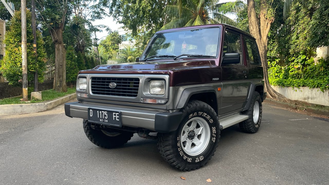 Daihatsu Feroza 1995 full orisinil - YouTube