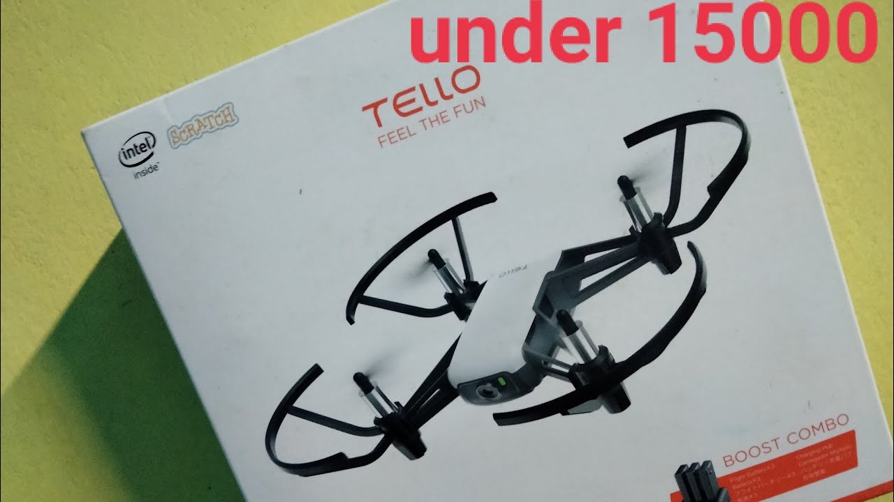 unboxing DJI tello drone under 15000 - YouTube