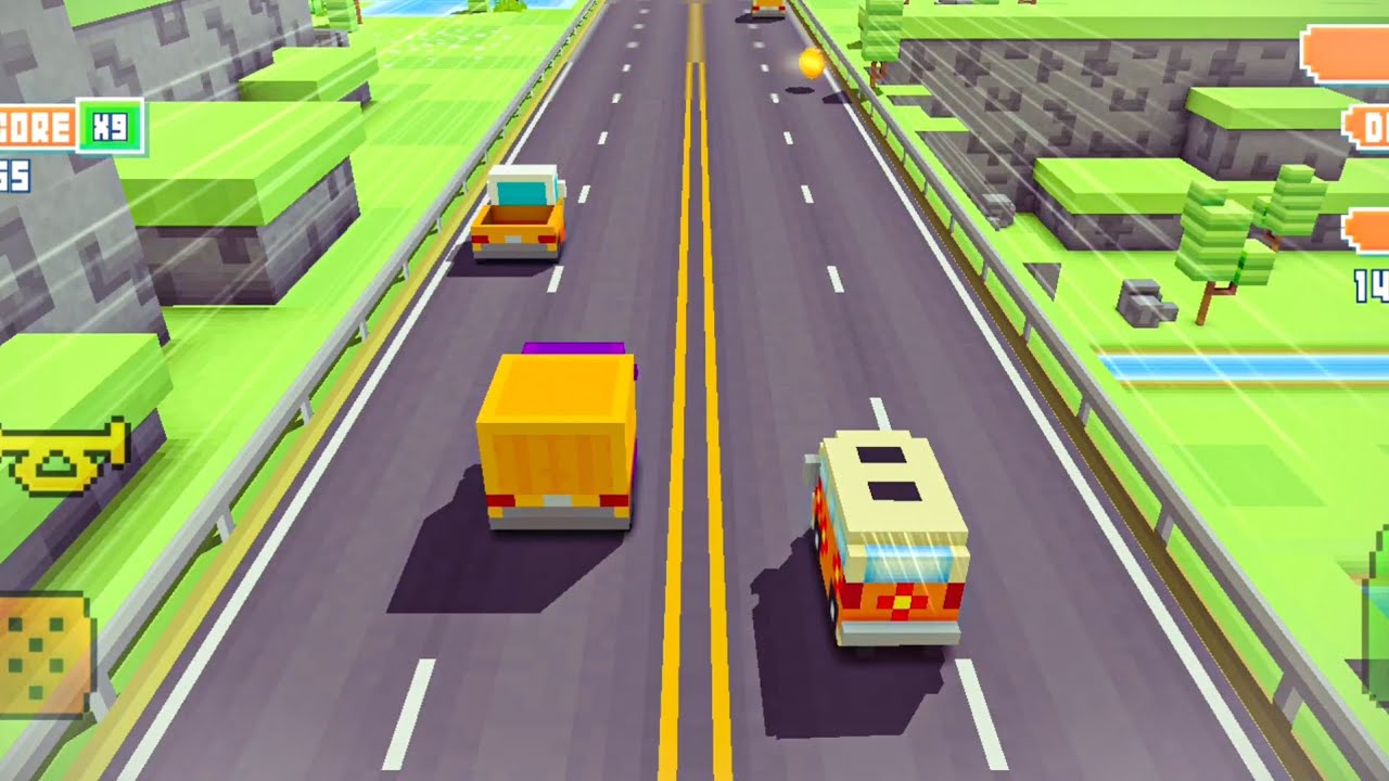 Blocky car racing game 15 - YouTube
