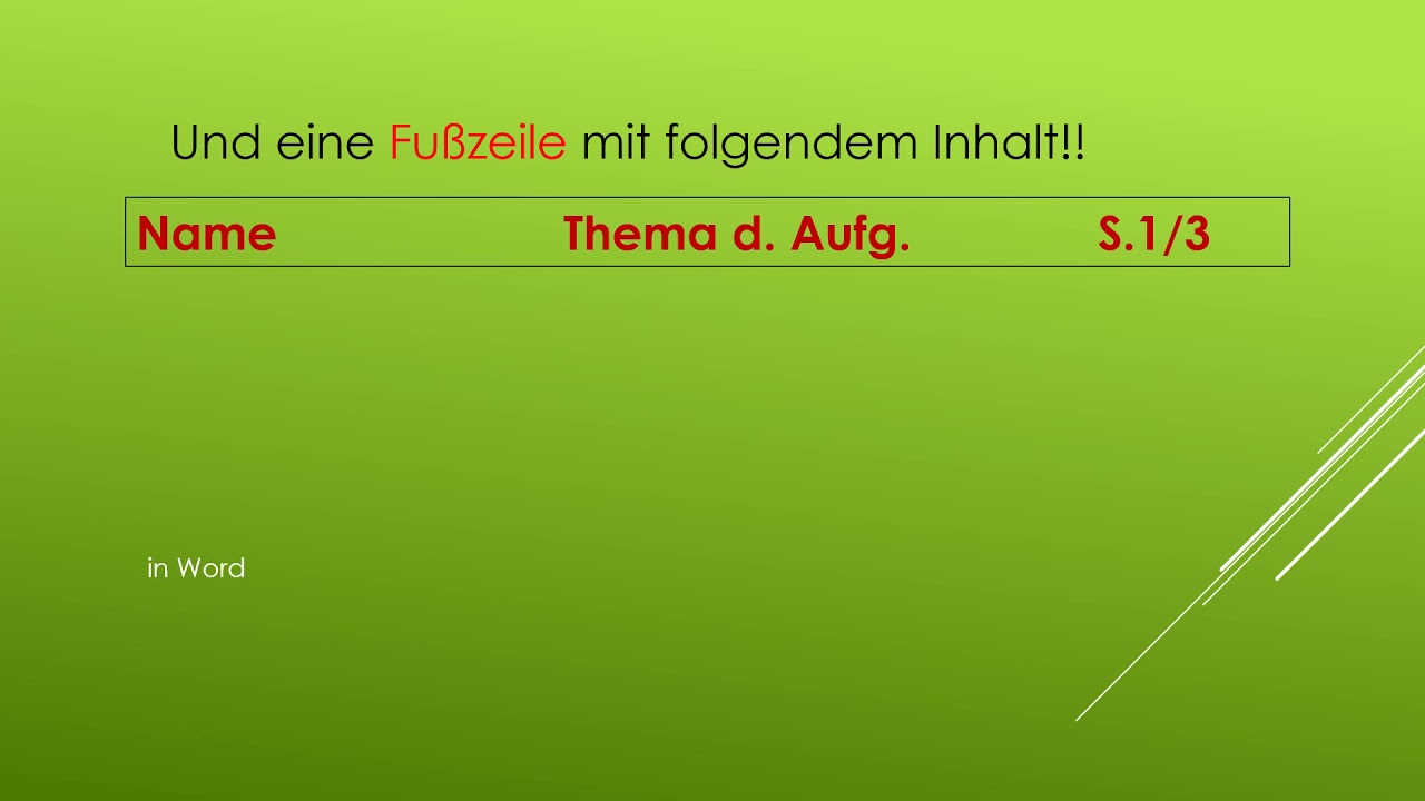 Erstellen einer Projektmappe - YouTube