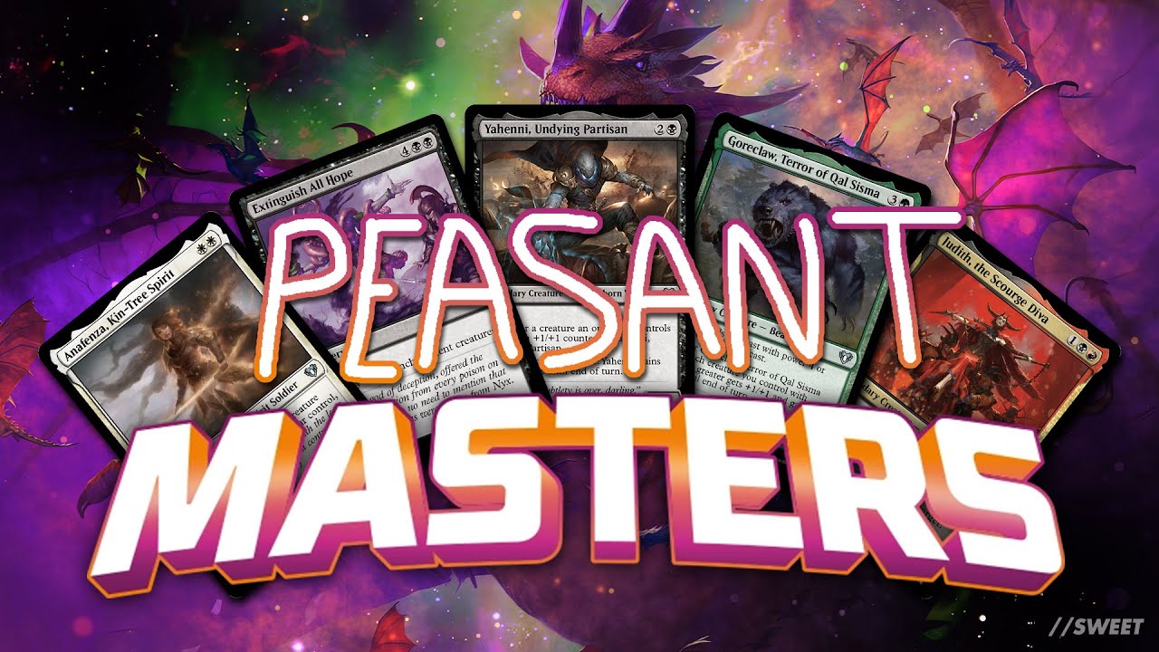 Commander Masters Peasant Downshifts || Cube Tuesdays EP27 #mtgcube ...