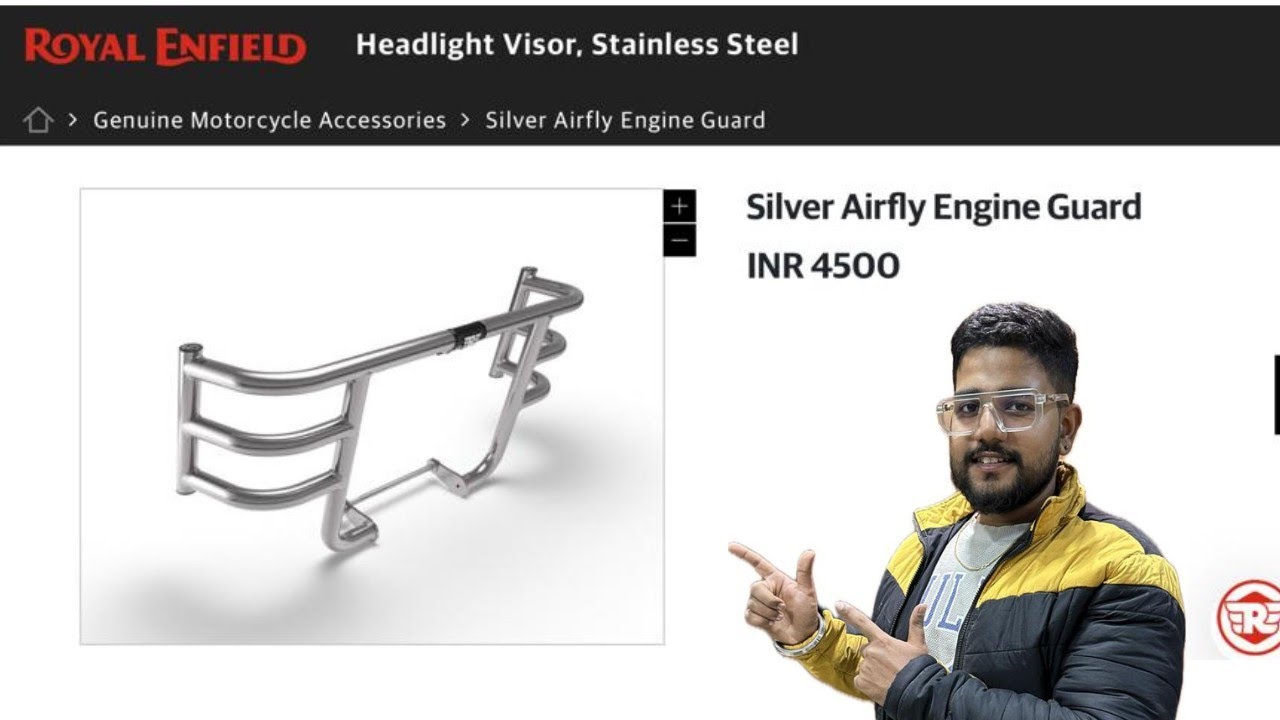 Royal Enfield Classic 350 Genuine Leg Guard Ultimate Facts | RE AIR FLY ...