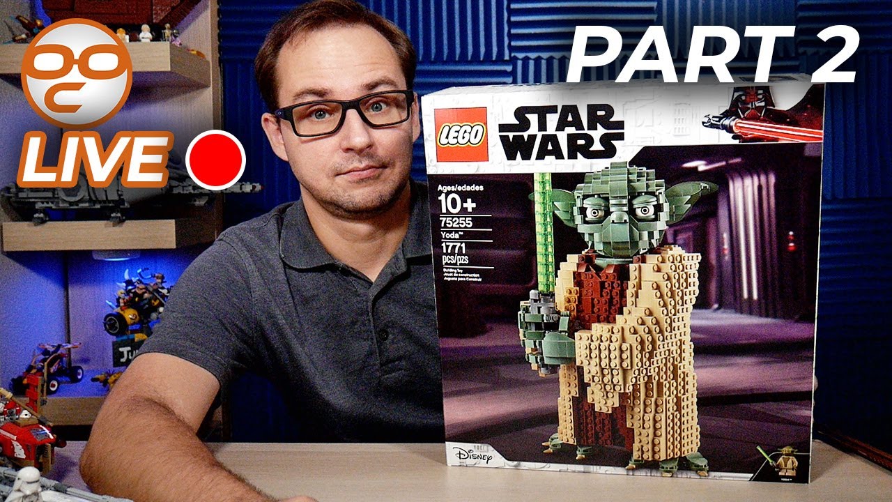 🔴 Building UCS Yoda today we are, mmm (PART 2) | LEGO Stream #9 - YouTube