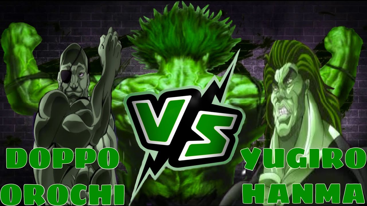 BAKI | YUGIRO HANMA VS DOPPO OROCHI |FULL FIGHT| - YouTube
