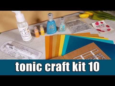 tonic craft kit 10 | close-up look and inspiration - YouTube