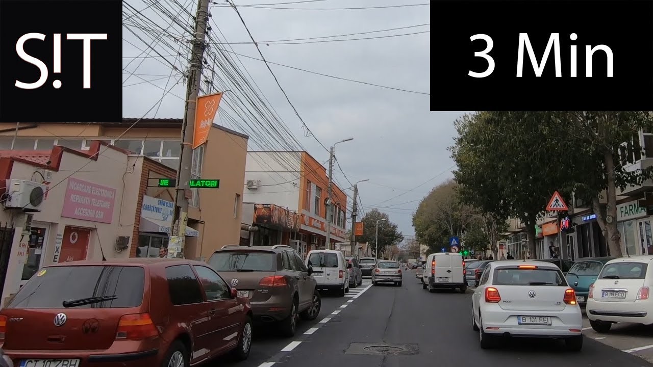 In Trafic In Constanta Strada Unirii - YouTube
