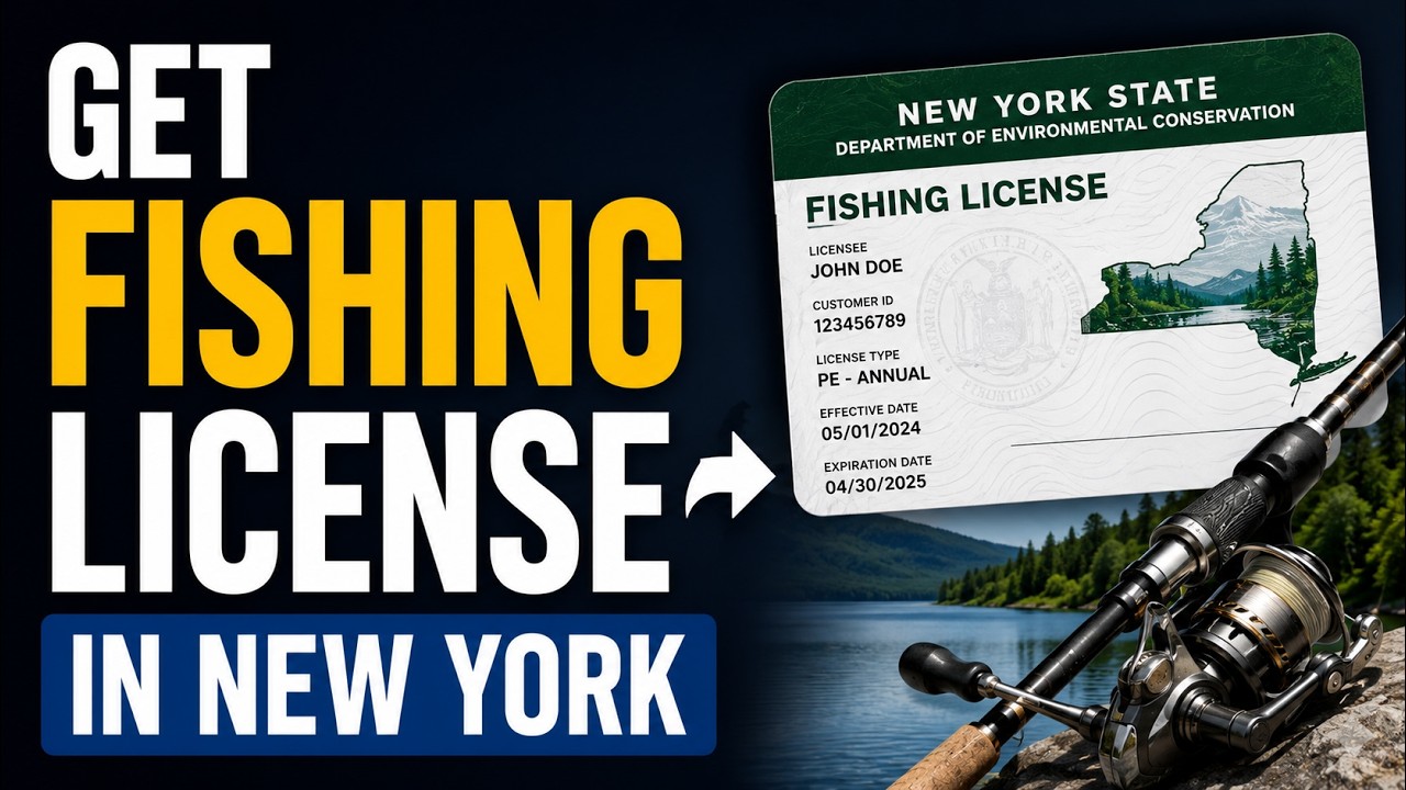 HOW TO GET A FISHING LICENSE IN NEW YORK | How to Get Fishing License ...