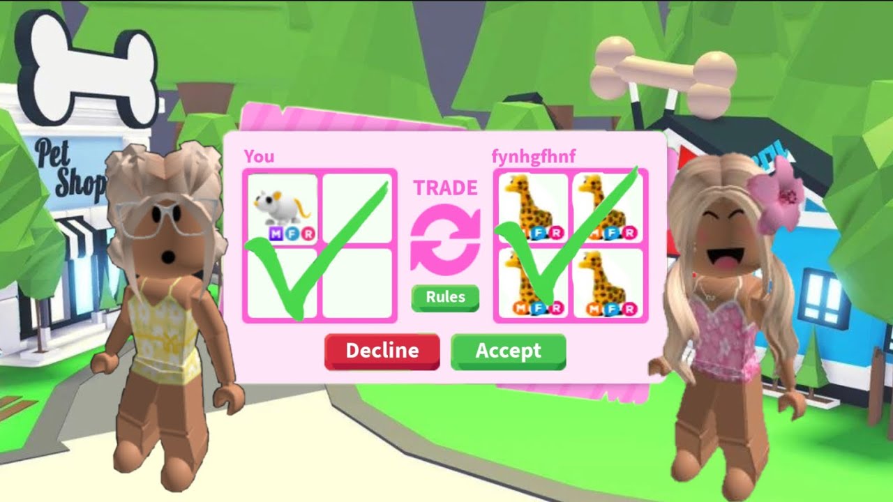 Trading my mega gold rat in adopt me!!! WHAT OFFERS DID I GET?? 😱😱😱 ...