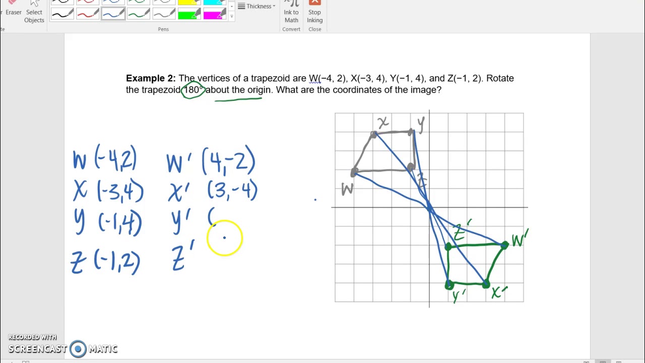 2.4 Pre-Algebra Rotations - YouTube