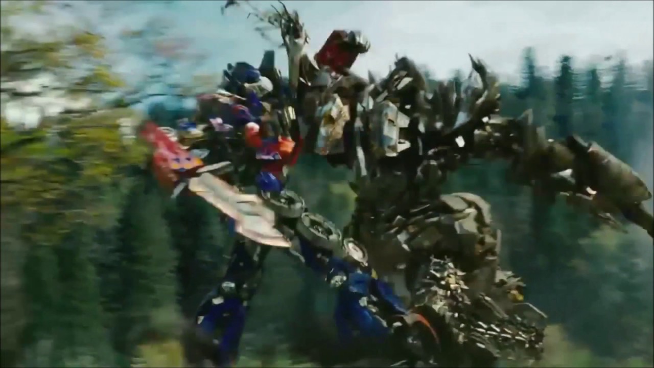 Transformers ROTF Forest Battle - The Last Stand - YouTube