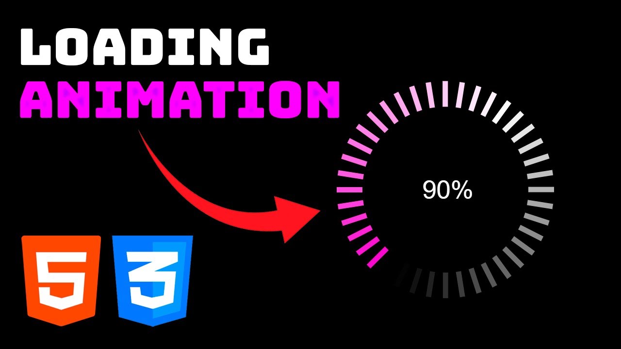 Loading Animation Usando Css And Html Youtube 4039