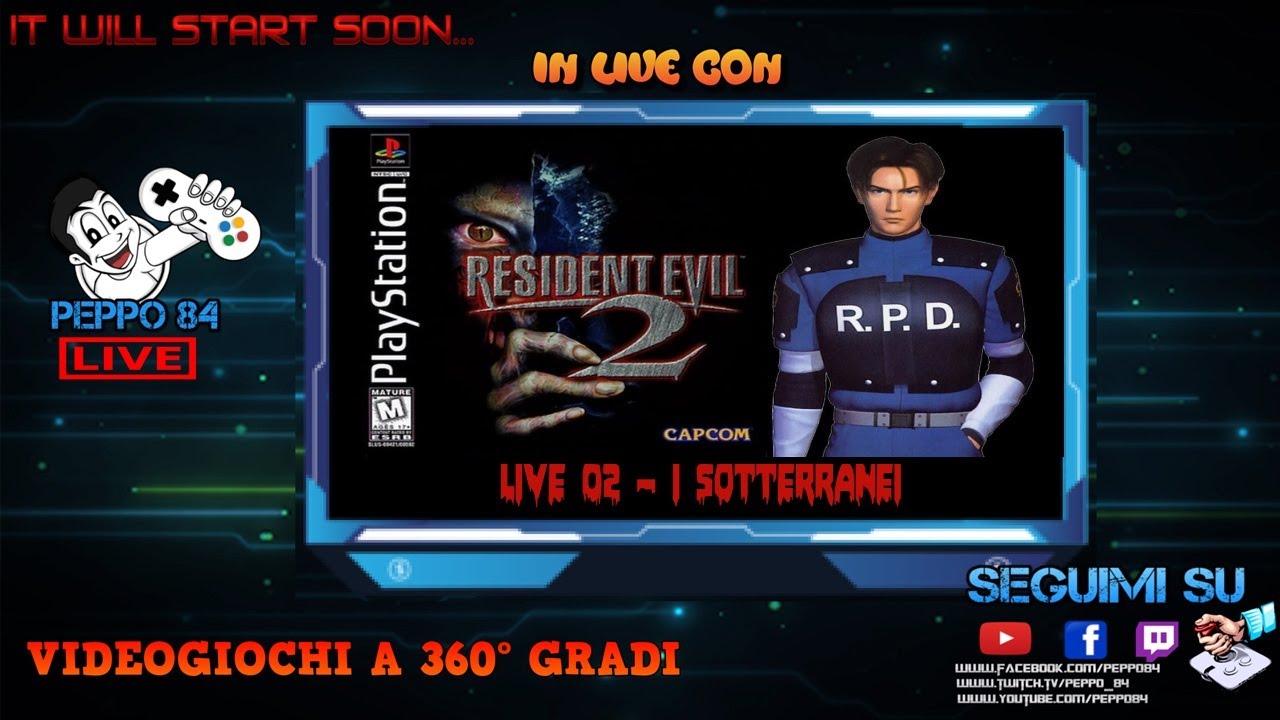 Resident Evil 2 (1998) - I sotterranei - Leon Kennedy - Finale - Live ...
