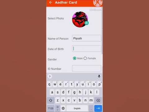 How to make a fake Aadhar card 2023 #aadhaar #shorts #viral. - YouTube