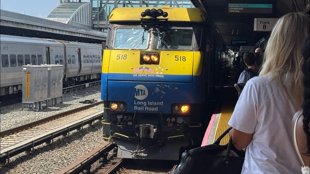 LIRR DM30AC #518 Train #6012 From Jamaica to Westhampton. Part 2 - YouTube